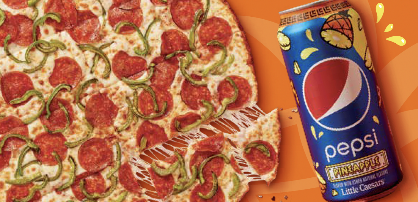 Pepsi Pineapple Returns Only To Little Caesars In Exclusive Team-Up