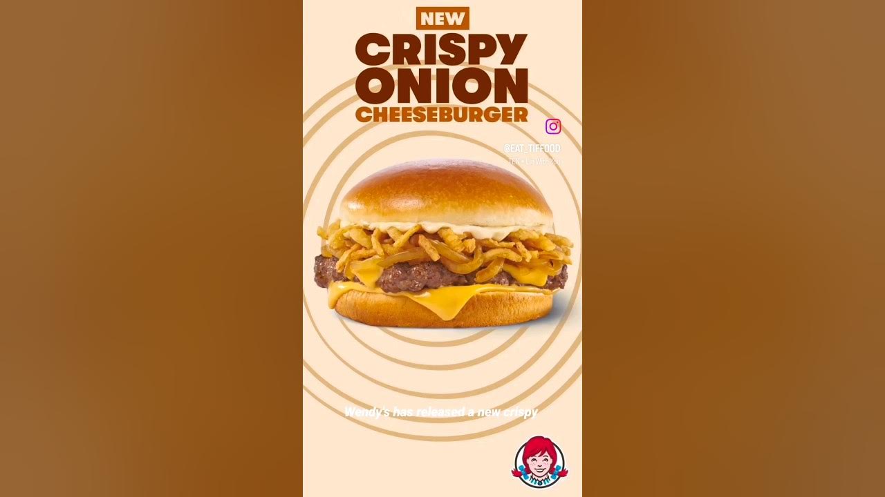Wendy's Unveils Testing Of Limited-Edition French Onion Cheeseburger
