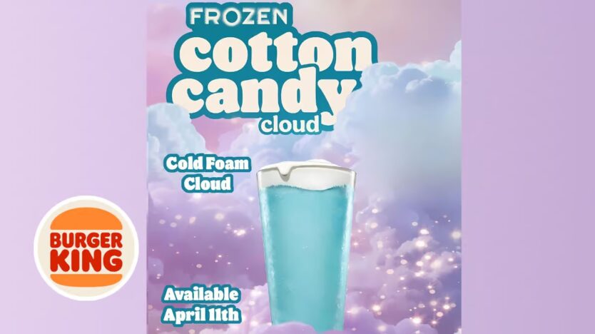 Burger King To Debut New Frozen Cotton Candy Flavored Drink On April 11th